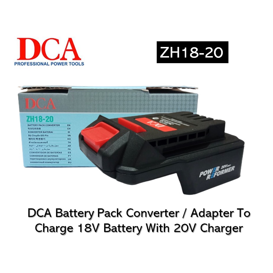 DCA ZH18-20 Battery Pack Converter / Adapter For Charge DCA 18V Battery ...