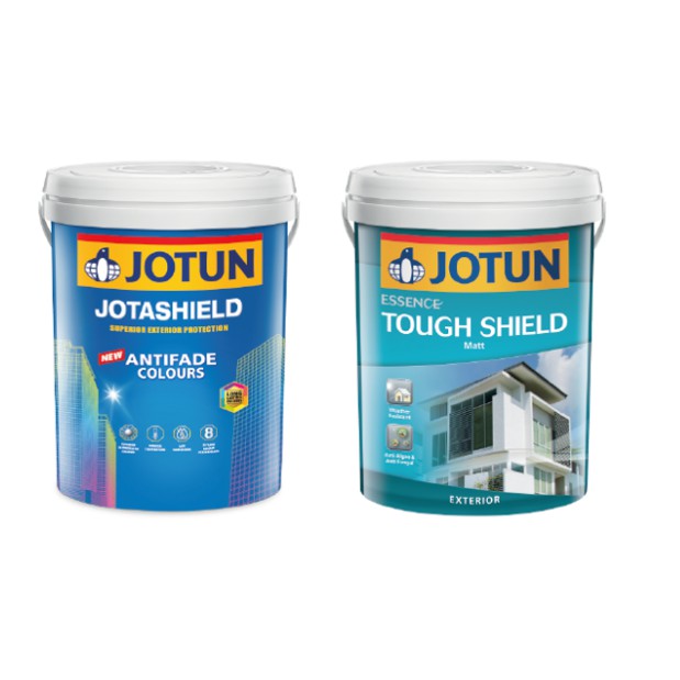 JOTUN JOTASHIELD EXTERIOR PAINT 5LITER (LIGHT SERIES) | Shopee Malaysia