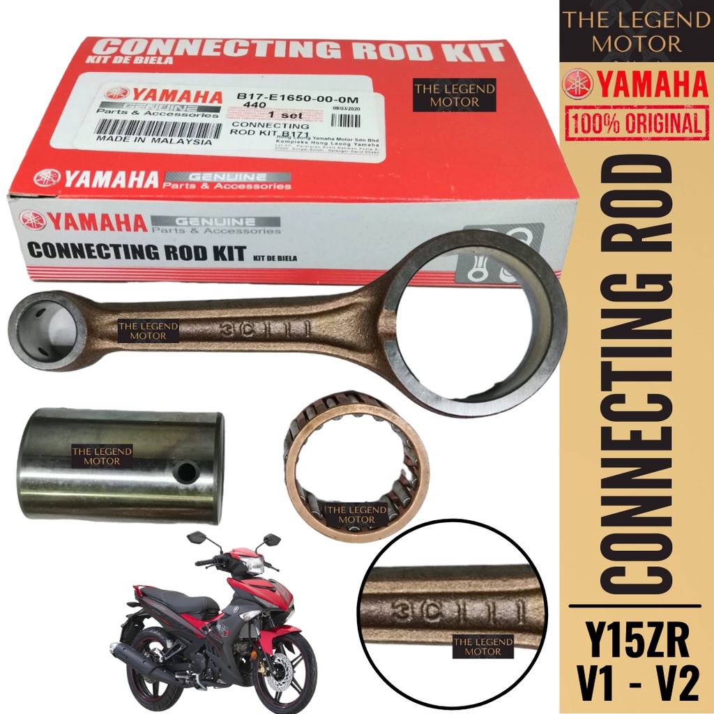 100% ORIGINAL YAMAHA Y15ZR Y15 ZR V1 V2 CONNECTING CON ROD KIT SET CONECTING COMPLETE B17-E1650 ...