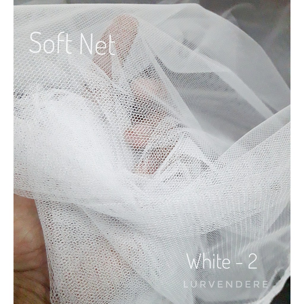 SOFT NET (TULLE) - WHITE - KAIN NET | Shopee Malaysia