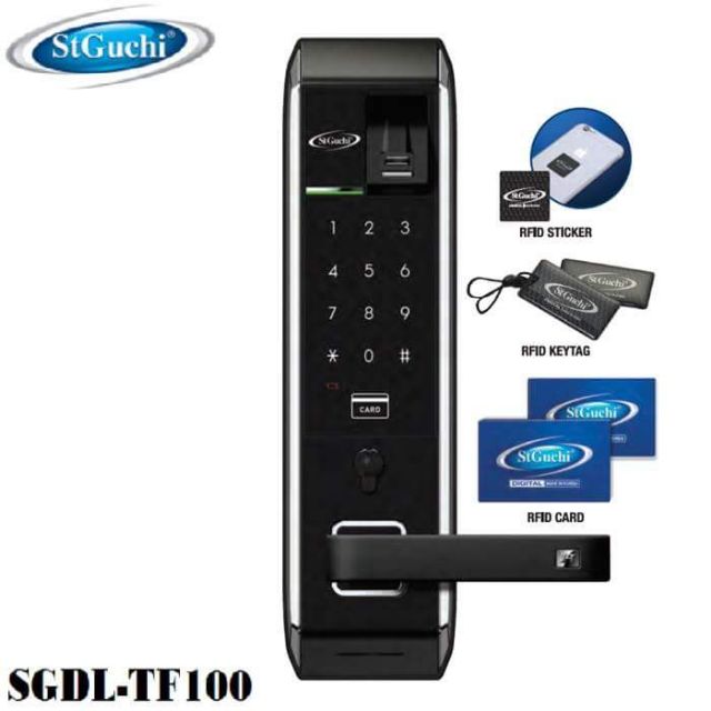 St Guchi SGDL-TF100 4in1 operating Digital Door Lock System | Shopee ...
