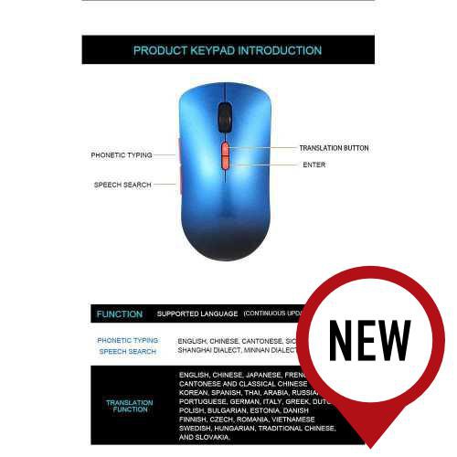 AI International Voice Mouse Wireless Translation Mice Multiple ...
