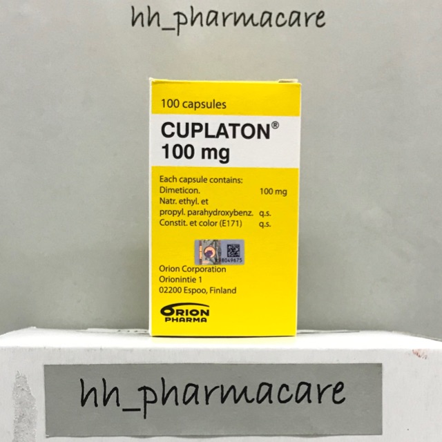 Cuplaton ( Dimeticon )100mg capsules 100’s 11/2026 | Shopee Malaysia