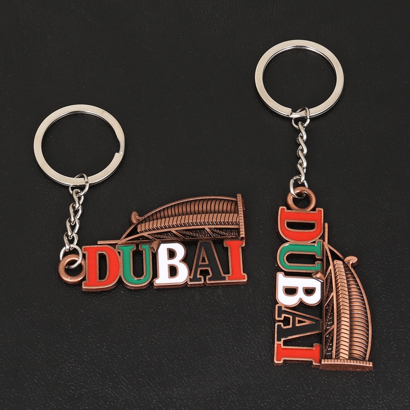 Hot Sale Zinc Alloy Keychain Dubai Key Ring Key Chain Creative Gift ...