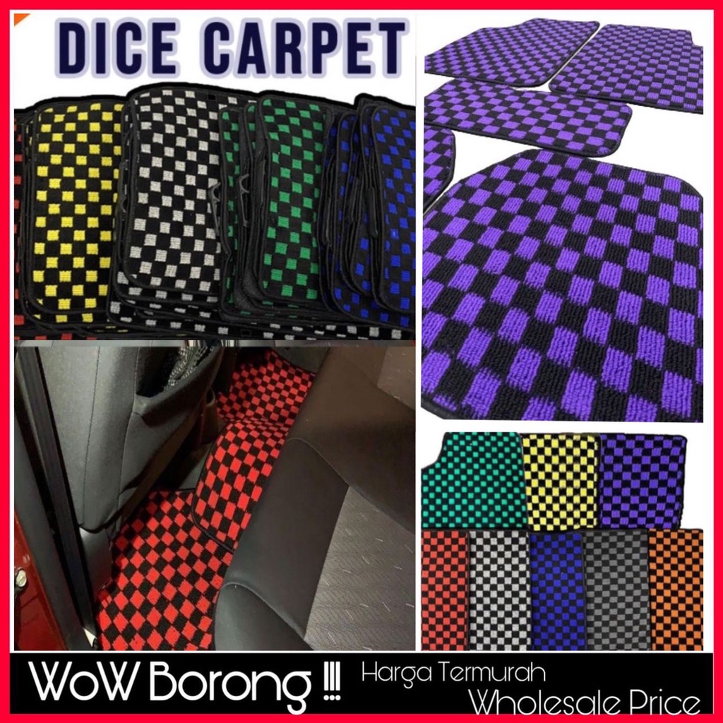 Checkmate Dadu Karpet Dice Carpet Universal Thailand Floor Mat Proton ...