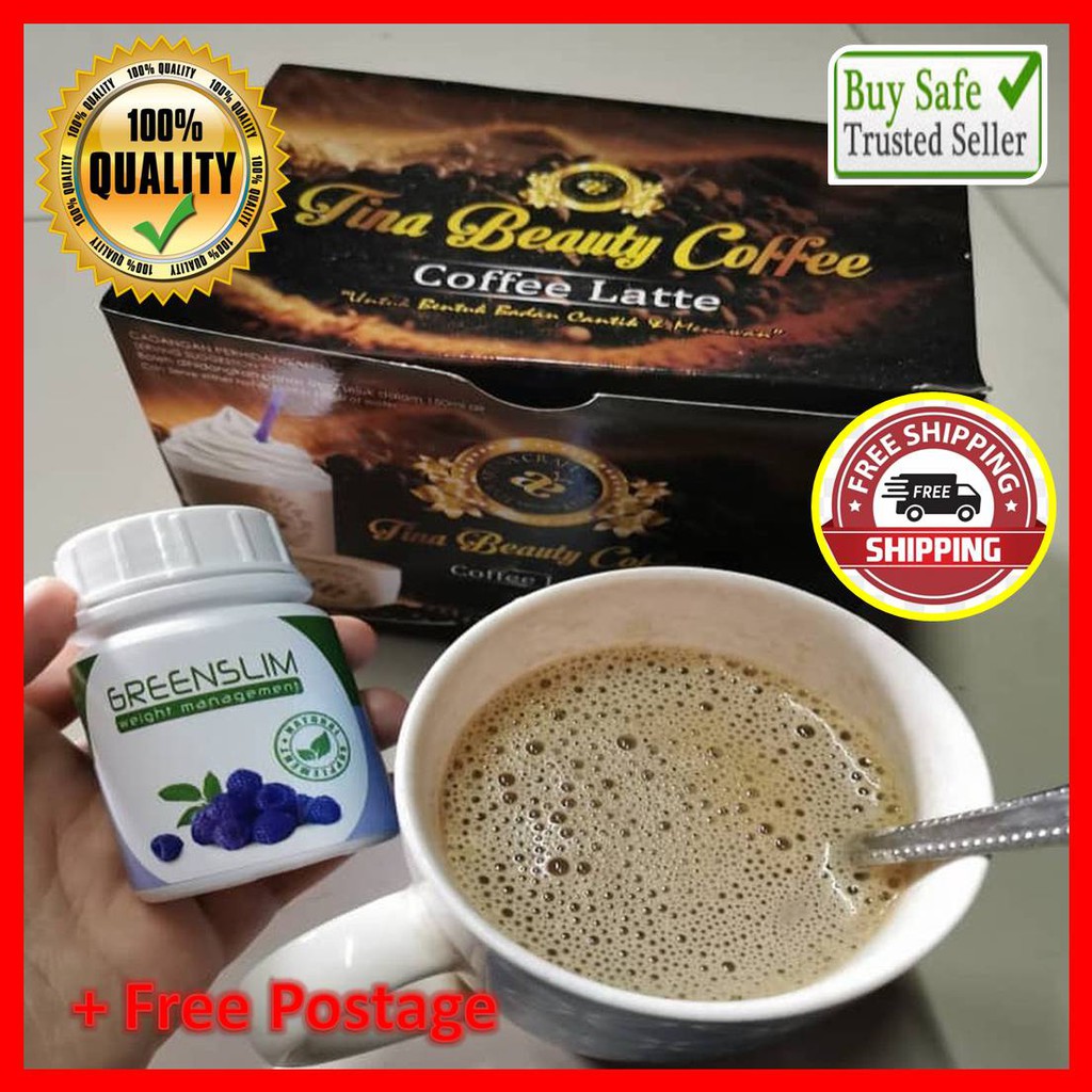 ++FREE GIFT SHAKER 🎁🎁🎁++ TINA BEAUTY COFFEE - KOPI KURUS VIRALLLL 🔥🔥🔥 ...