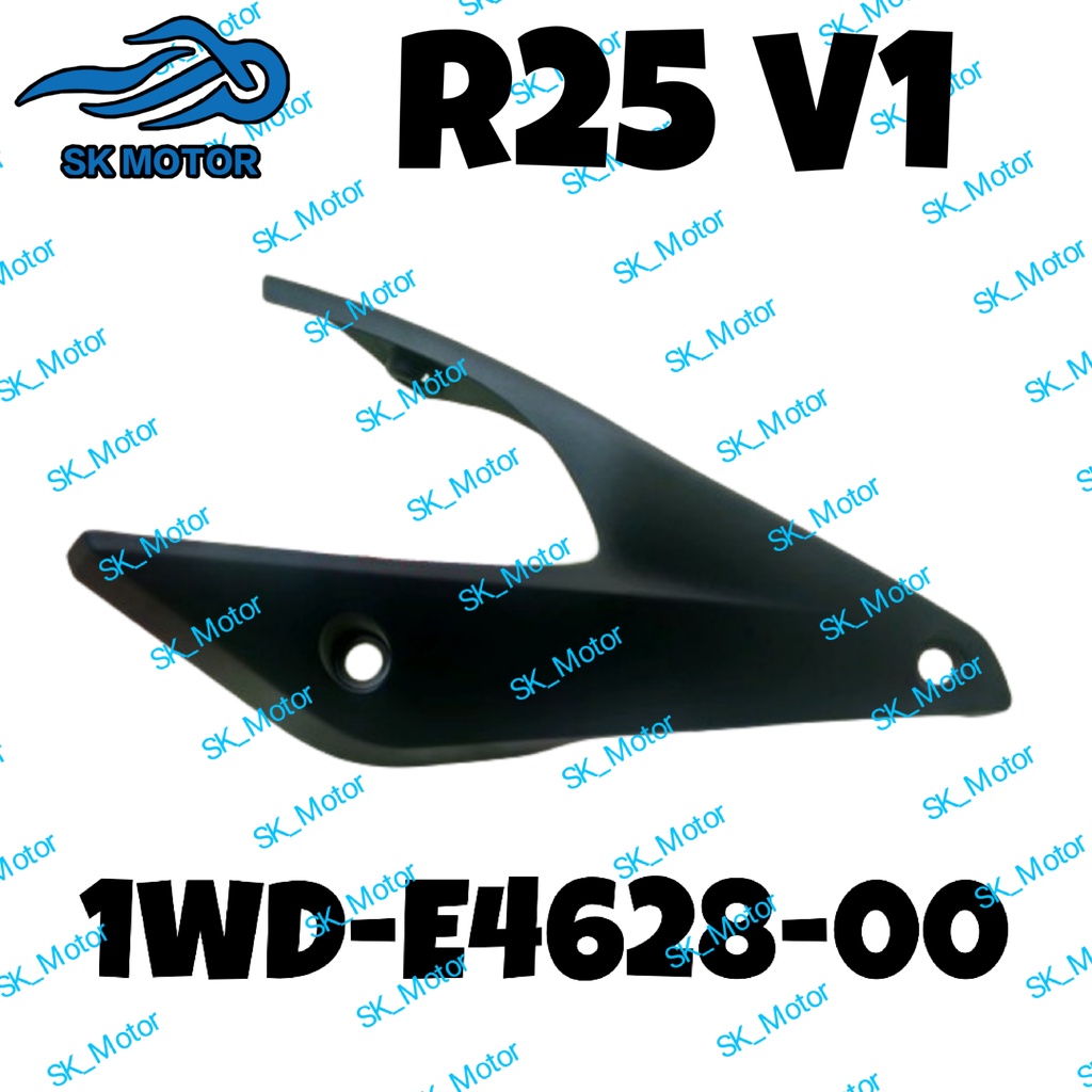 Yamaha YZF-R25 R25 OLD V1 Original Inner Cover Full Set / Kaver Hitam ...