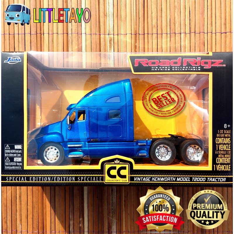 Jada Scale 32 Vintage Kenworth T2000 Tractor Road Rigz Blue Truck ...