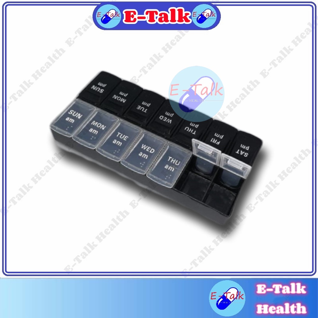 E-Talk Pill Medicine Container Pill Storage medicine Pill Box organizer ...