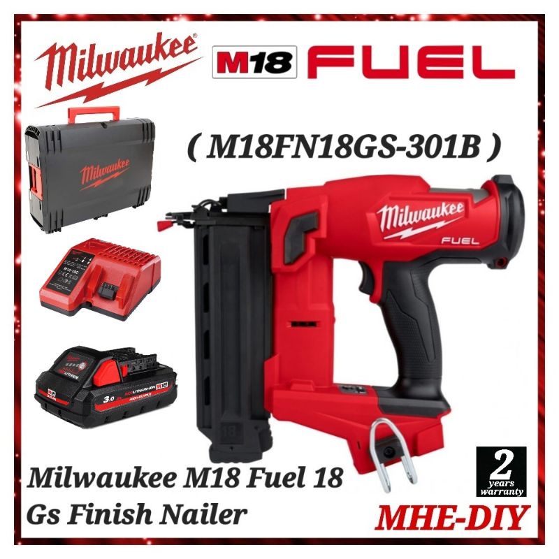 MILWAUKEE M18 FUEL 18GA FINISH NIALER BARE ( M18 FN18GS-0X0 ) | Shopee ...
