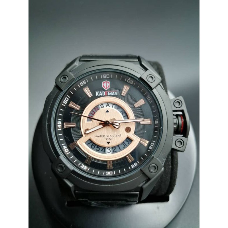 KADEMAN ANALOG WATCH STAINLESS STEEL K6124G | Shopee Malaysia