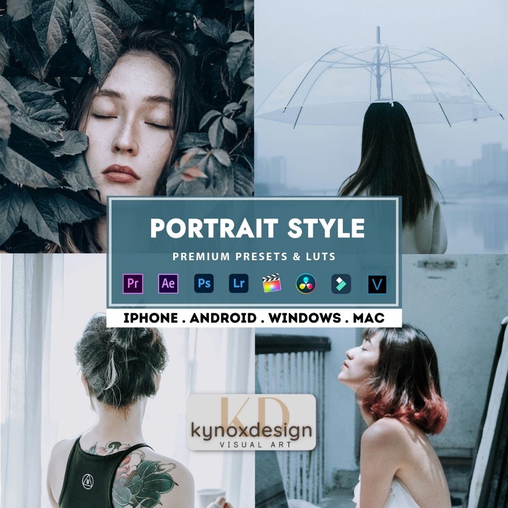 [Premium Lightroom Preset or LUTs] 𝐏𝐎𝐑𝐓𝐑𝐀𝐈𝐓 𝐒𝐓𝐘𝐋𝐄 for LR/LR(mobile)/PR/AE/PS/FCPX/DaVinci ...