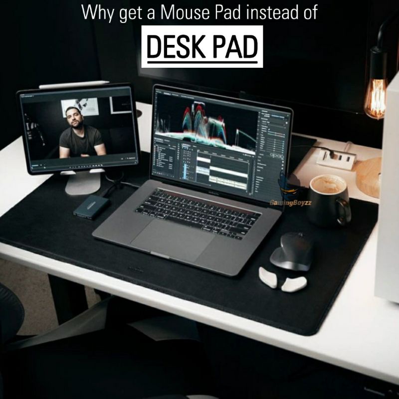 Large Mouse Pad Premium Leather Desk Pad Waterproof Anti-Slip Desk Mat ...