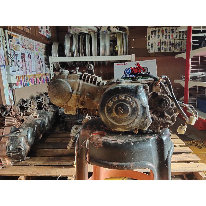 Enjin honda Ex5 dreem&class1 scrap thailand compleat head block oly ...