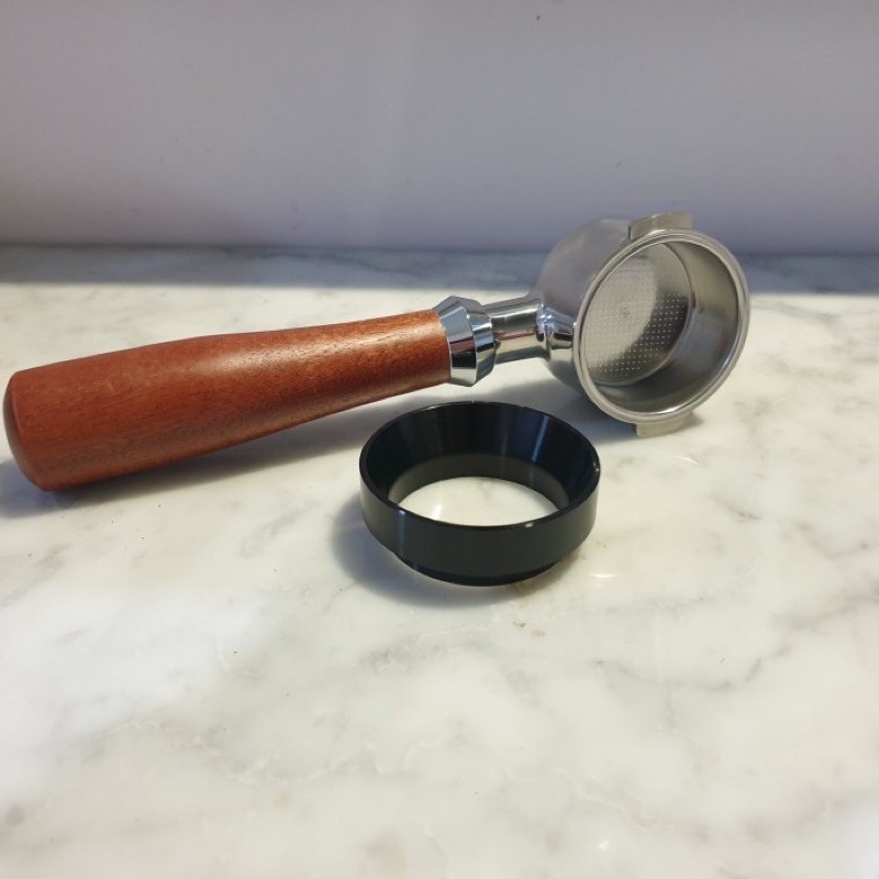 Delonghi Naked portafilter 51mm 2 Ear Package+dosing ring black ...