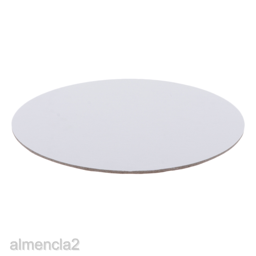 [AlmenclafdMY] Round Painting Canvas Panel Boards Wooden Plain Board ...
