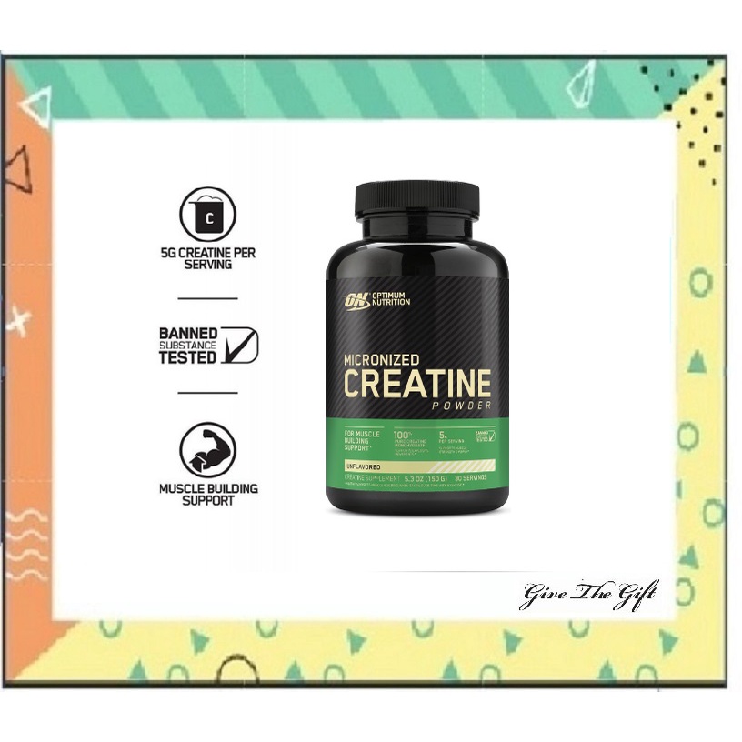 ON Micronised Creatine Powder 150g/300g / 600g (04/2024) | Shopee Malaysia