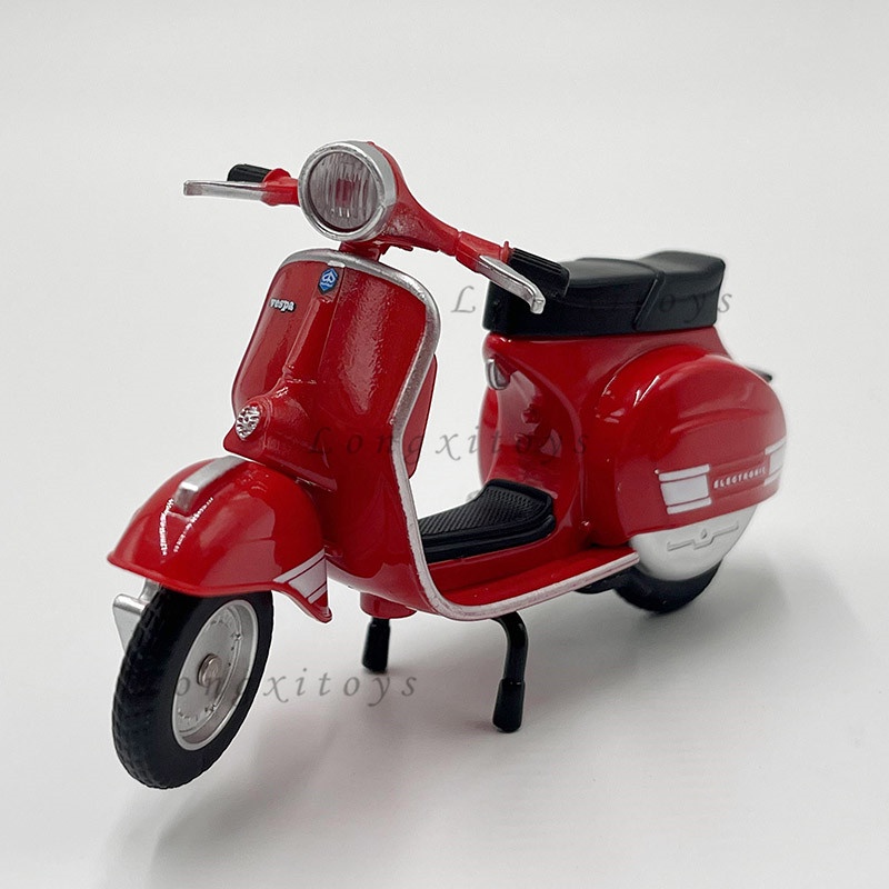 1:18 Diecast Motorcycle Model Toy 1976 Vespa 200 Rally Miniatura ...