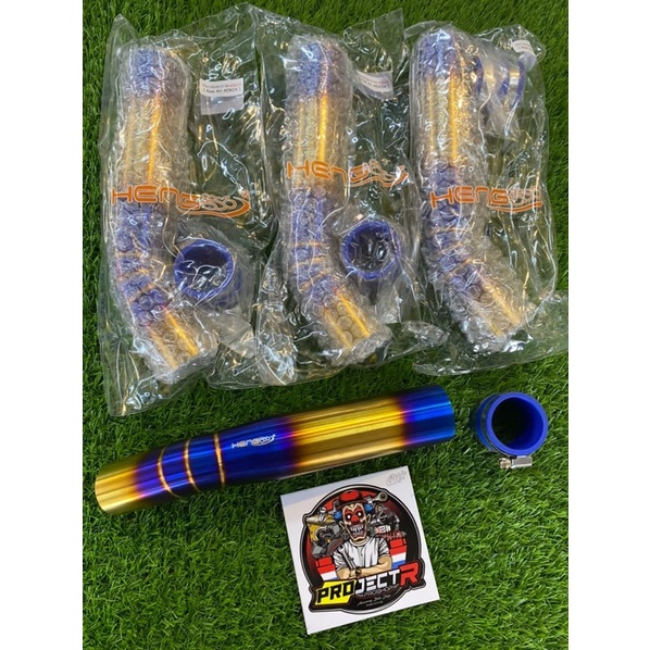 YAMAHA NVX V1/NMAX/WAVE125 INTAKES HOSE PIPE THROTTLE BODY TITANIUM ...