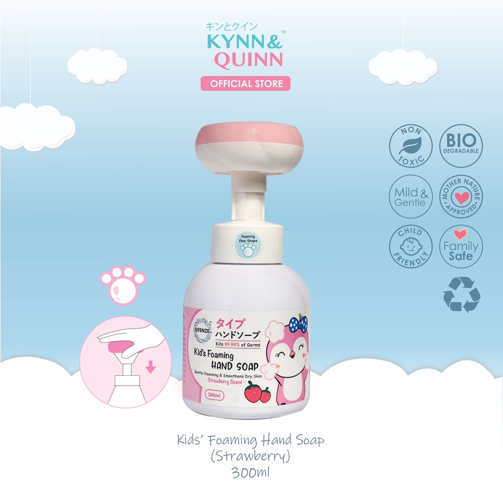 KYNN AND QUINN KID'S FOAMING HAND SOAP 🐾 PAW 🐾 - STRAWBERRY SCENT ...