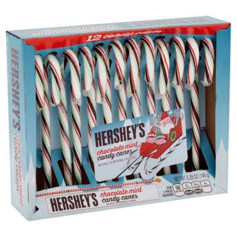 Hershey's Chocolate Mint Candy Cane (149 grams) | Shopee Malaysia