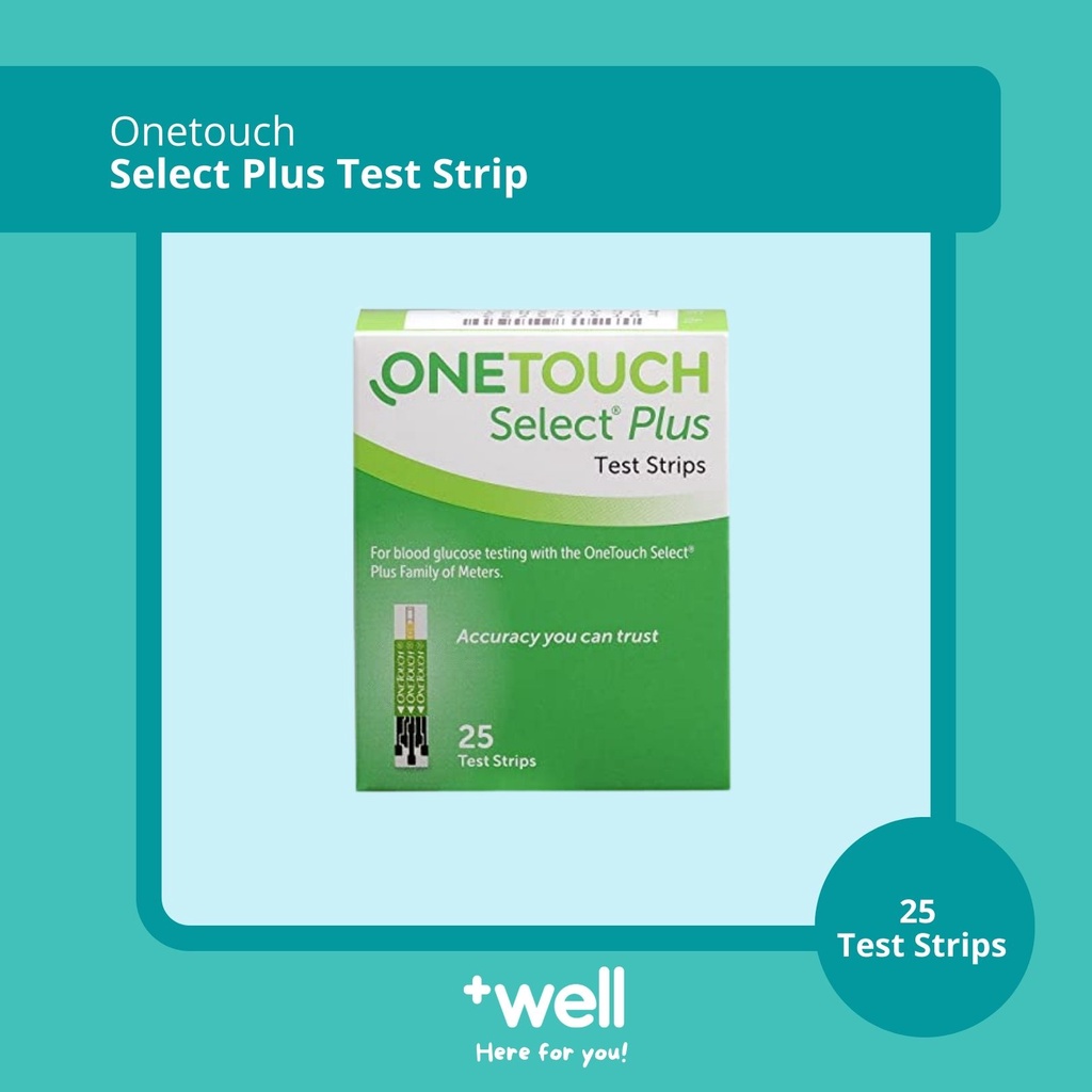 OneTouch Select Plus Test Strips | Shopee Malaysia