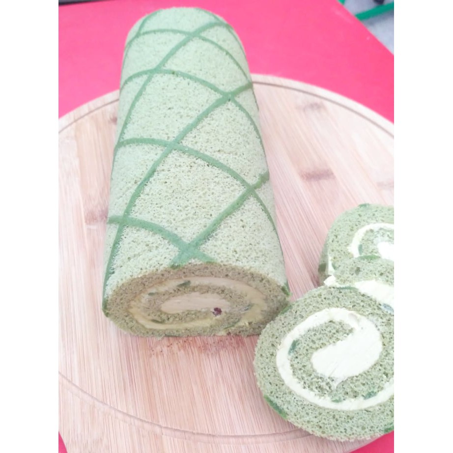 Matcha Swiss Roll home made | Shopee Malaysia