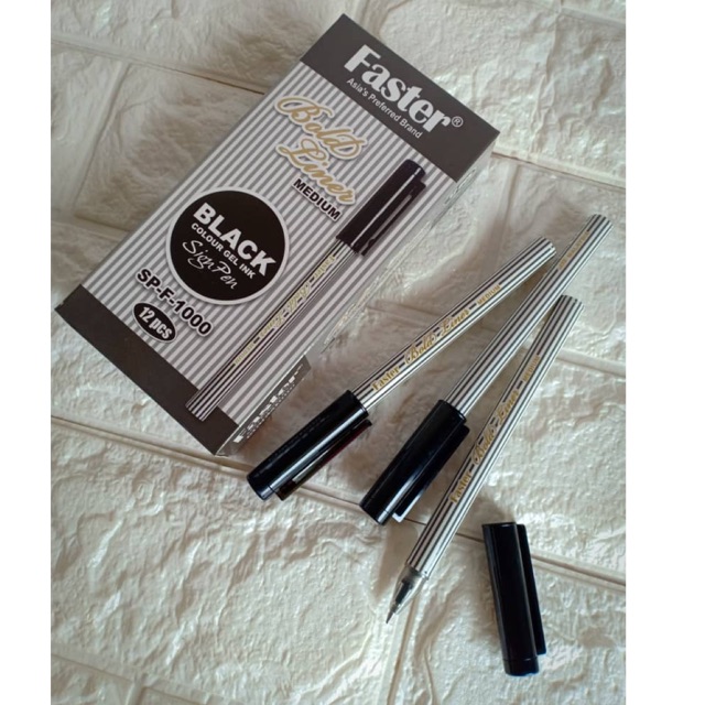 Faster Bold Liner Gel Ink Pen | Shopee Malaysia
