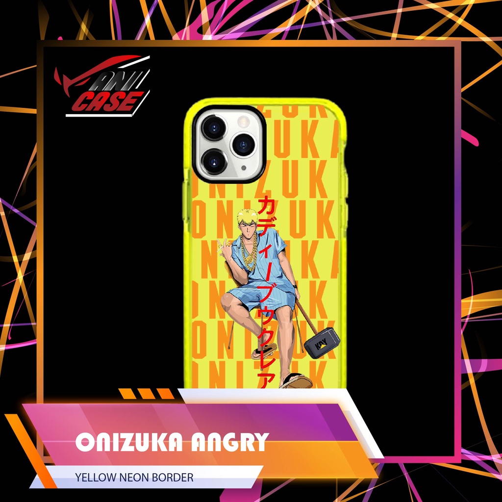 [GTO] ONIZUKA ANGRY NEON ORANGE BORDER CASE DESIGNATED BUMPER CASE ...