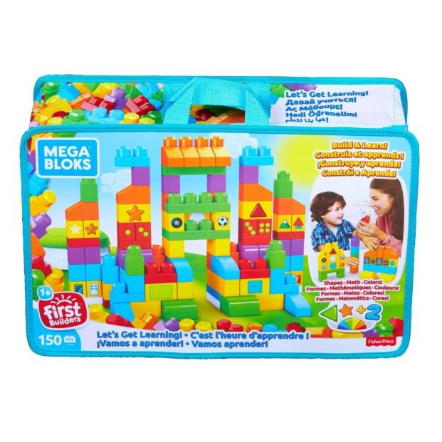 Mega Bloks Let's Get Learning! - 150 Pieces - READY STOCK | Shopee Malaysia