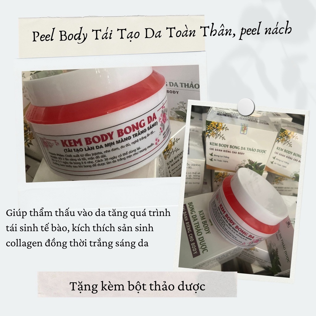 (free herbal) Body peel for Full Body Skin Regeneration, 250gr peel ...