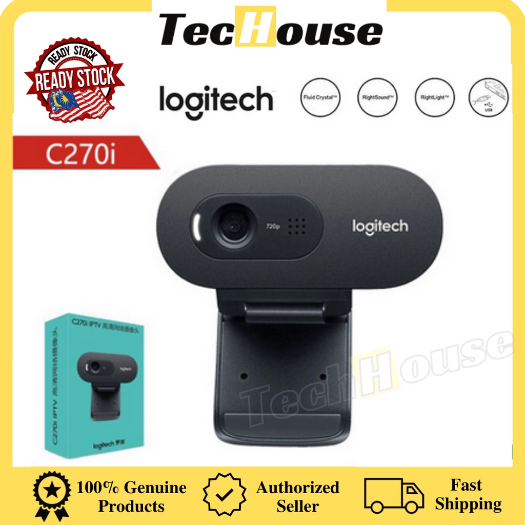 Logitech C270i HD Mini Camera USB2.0 Microphone 🔥PROMOTION🔥100% ...