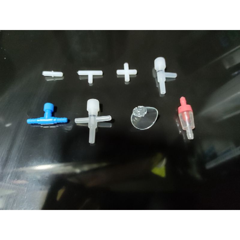 Oxygen gas tube adjustment valve (split, connecting, 1-way, opening and ...