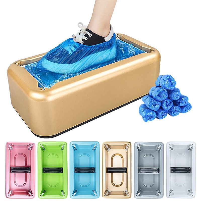 Automatic Disposable Shoe Cover Waterproof Overshoes Dispenser Portable ...