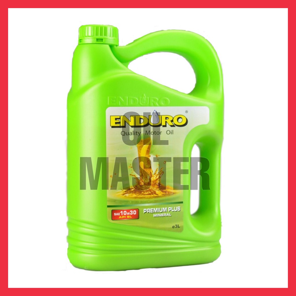 ENDURO SAE 10W30 SL ENGINE OIL 3LITER | Shopee Malaysia