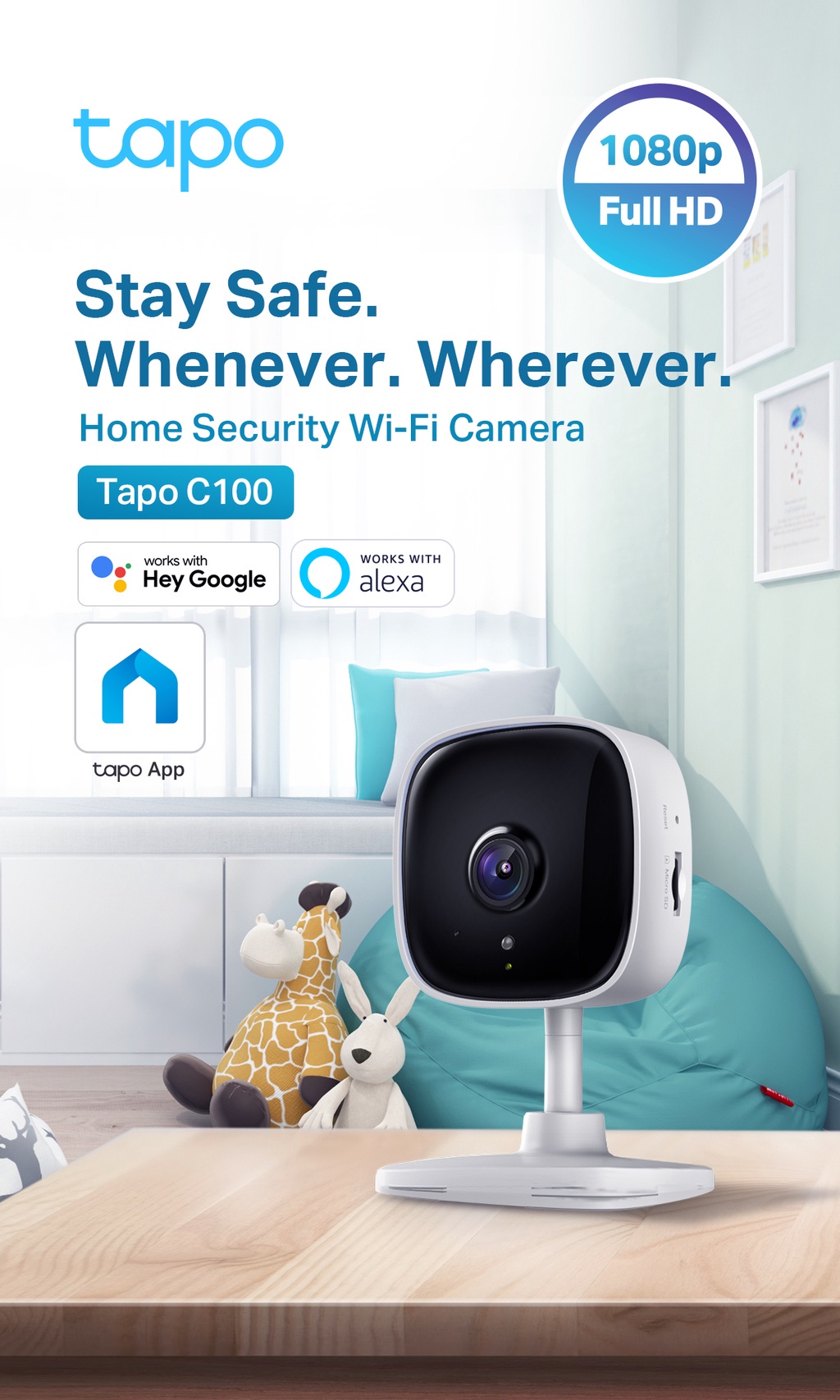 TP-Link Wifi Camera Tapo C100 / Tapo C110 / Tapo TC60 / C120 Home ...