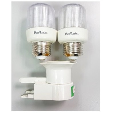 PANMASTER LED NIGHT LIGHT /SLEEPING LIGHT 542-10 (1 HOLDER + 2 BULBS ...