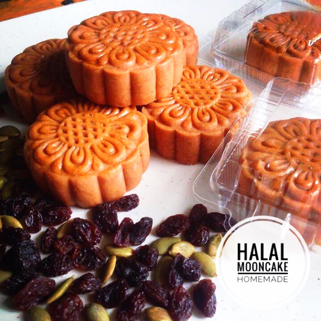 HALAL Big MOONCAKE MUSLIM HOMEMADE | Shopee Malaysia