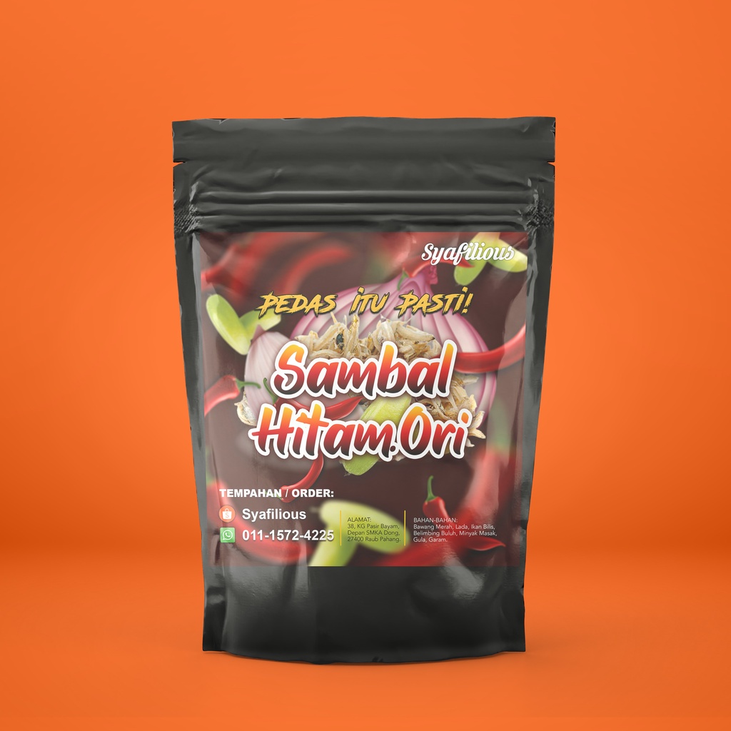 Sambal Hitam / Sambal Hitam Belimbing Buloh Pahang [ Syafilious ...