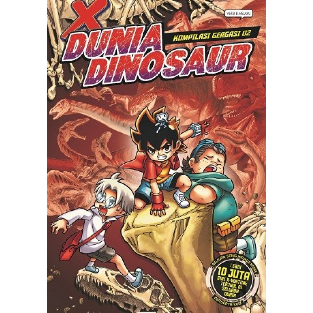 Komik Comics X - Venture Dunia Dinosaur: Kompilasi Gergasi 1 - 4 Oleh ...