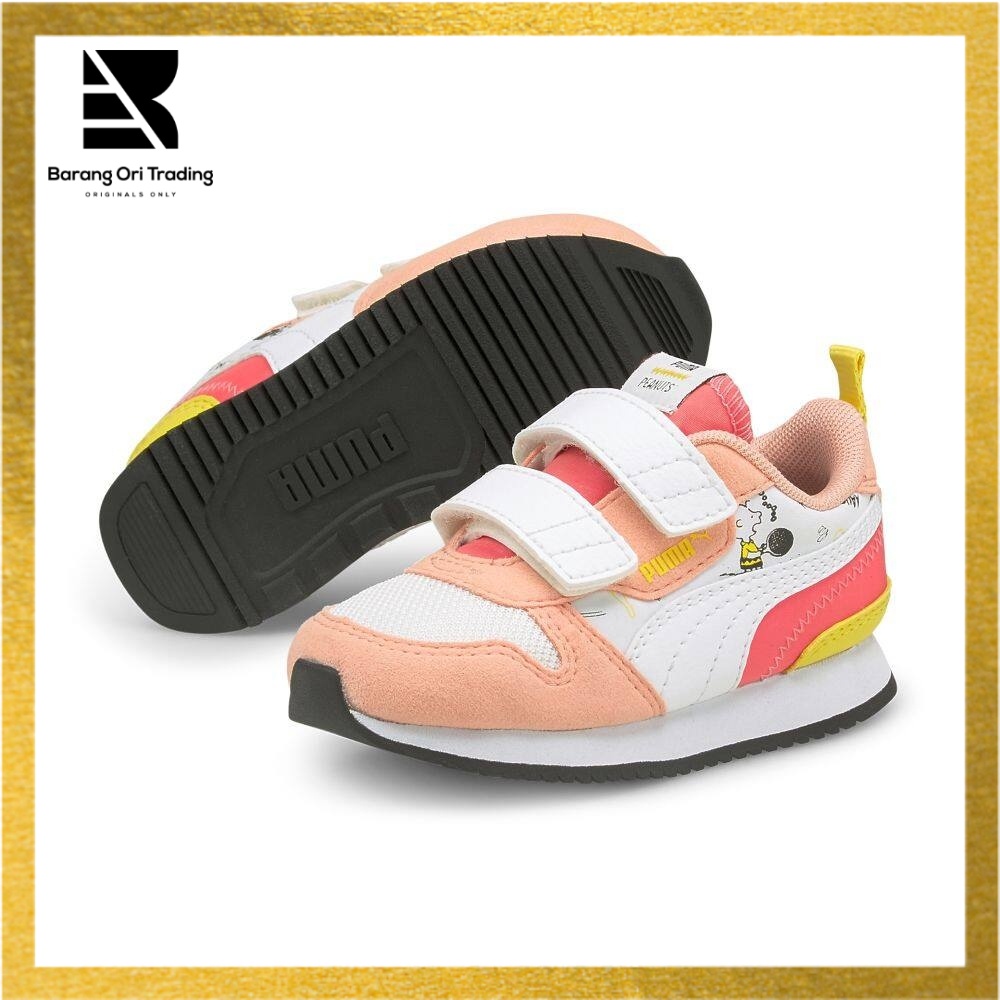 Infant Sneakers - Baby girl's Sneakers - PEANUTS Puma R78 V Inf Apricot ...