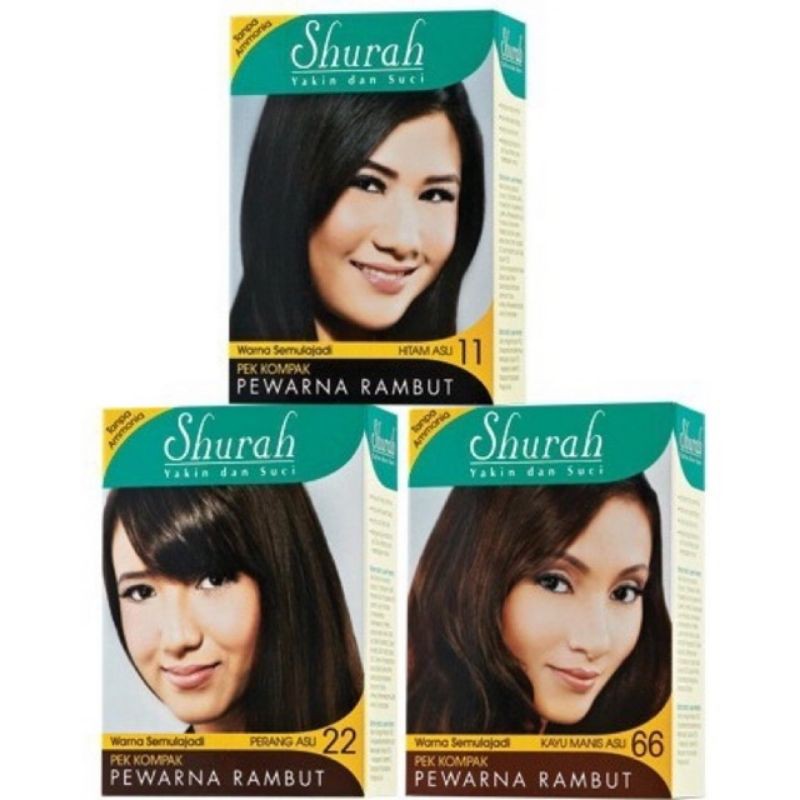 shurah pewarna rambut perang asli | Shopee Malaysia