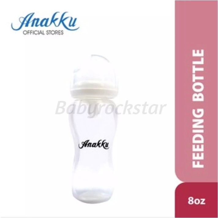 ANAKKU Bottle Botol Susu Budak Botol Susu Bayi Wide Neck Bottle Plain Newborn Bottle Feeding 4oz ...