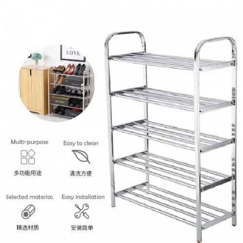 3 Tier 4 Tier 5 Tier 6Tier 7 Tier Stainless Steel Shoes Rack Indoor ...