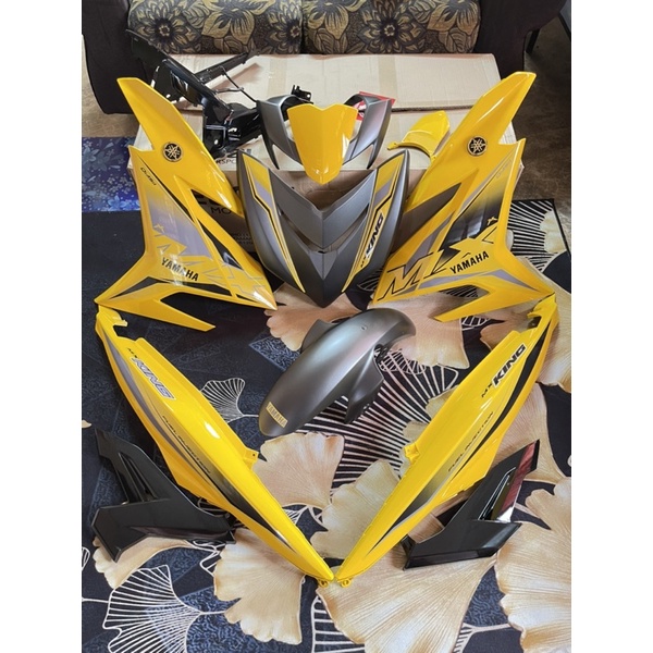 COVERSET MX KING YELLOW GREY Y15 V1-V2 | Shopee Malaysia