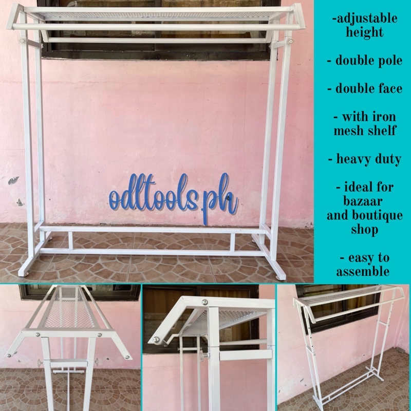 Adjustable Bazaar Clothes Display Rack | Shopee Malaysia