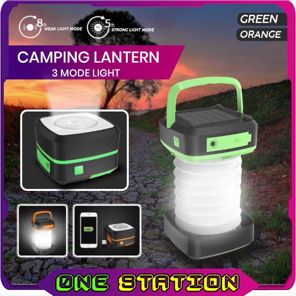 2 in 1 3 mode Multipurpose Rechargeable Solar Portable LED Camping ...