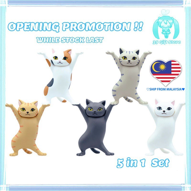 🧡READY STOCK🧡 Mini Neko Cat Stand Holding Pen Carrying Coffin Kucing ...