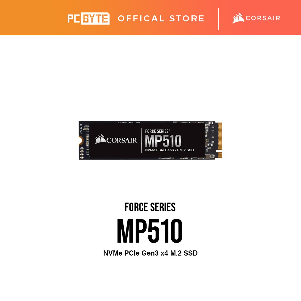 Corsair Force Series MP510 NVME M.2 SSD (240GB/480GB/960GB/1920GB ...