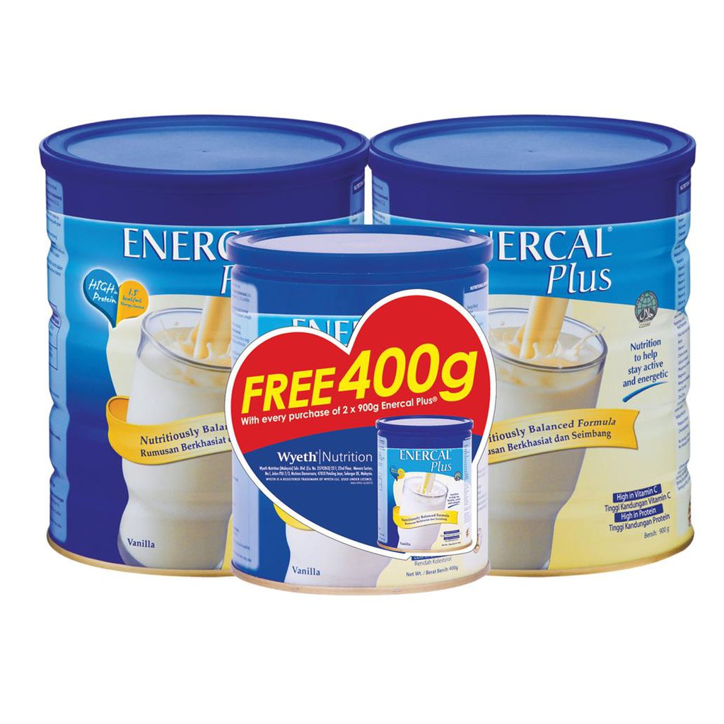 Enercal Plus 900g X 2 (Free 400g) | Shopee Malaysia